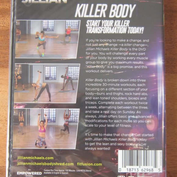 EM Productions, LLC | Other | New Jillian Michaels Killer Body Workout ...